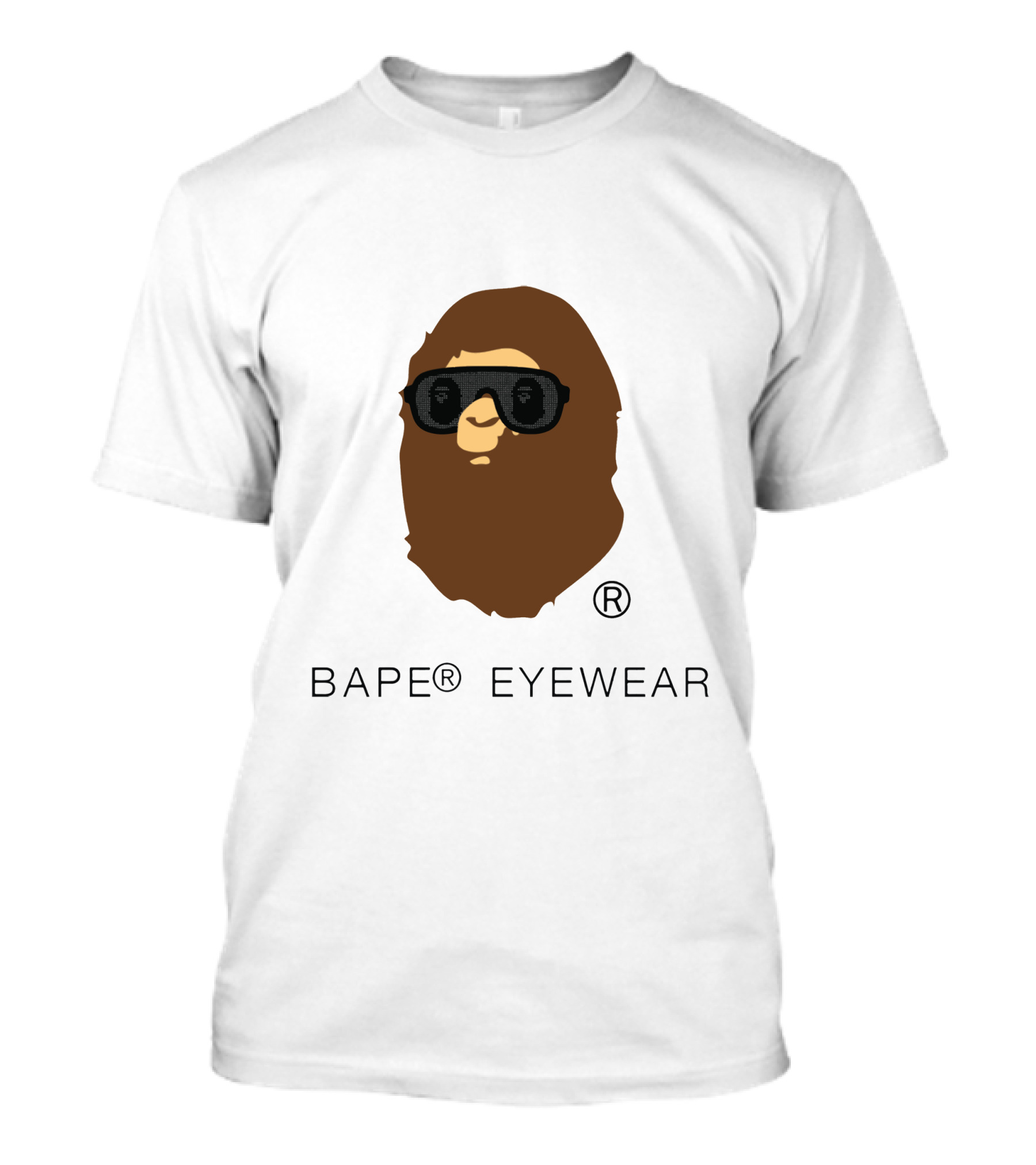 BAPE® Eyewear Iconic Ape Head With Sunglasses T-Shirt