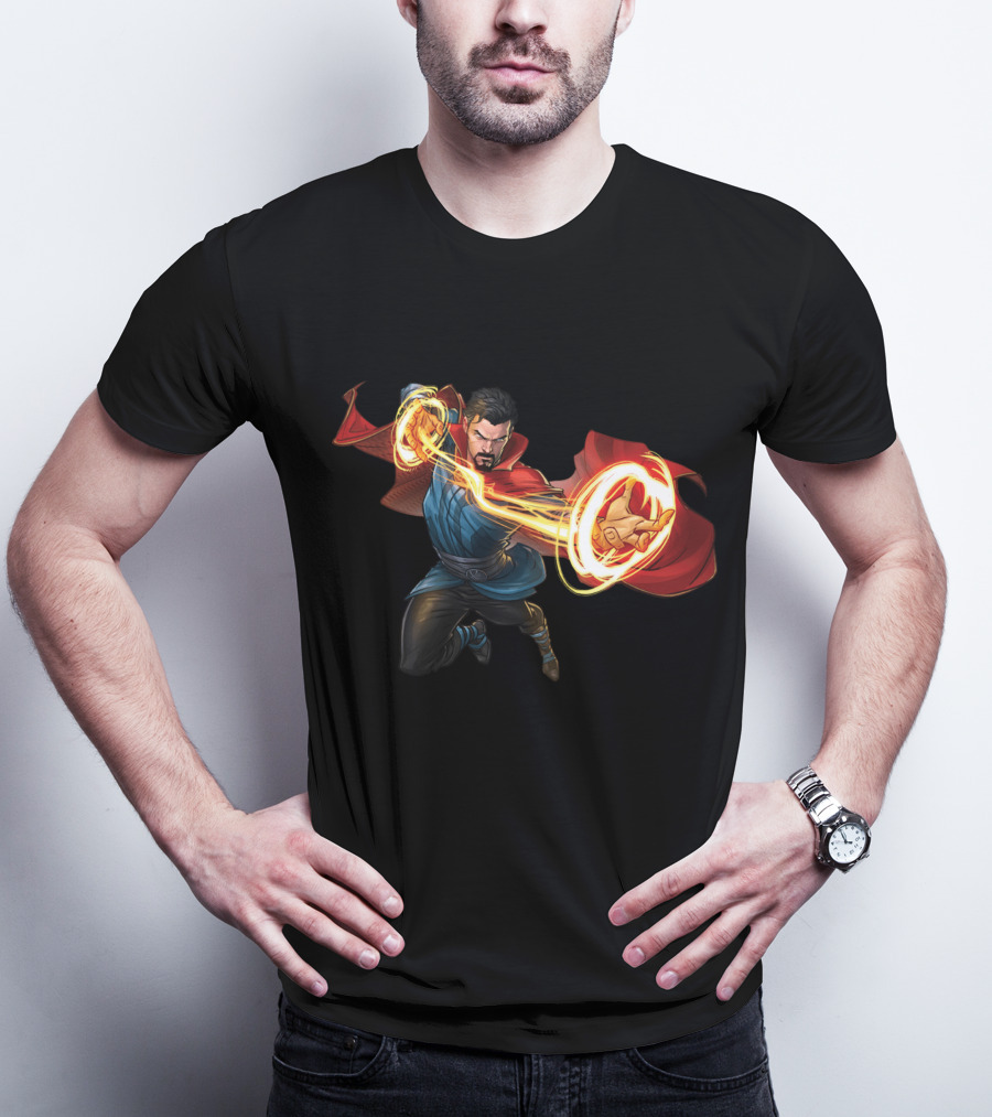 Doctor Strange Marvel Magic Hero Action Pose T-Shirt