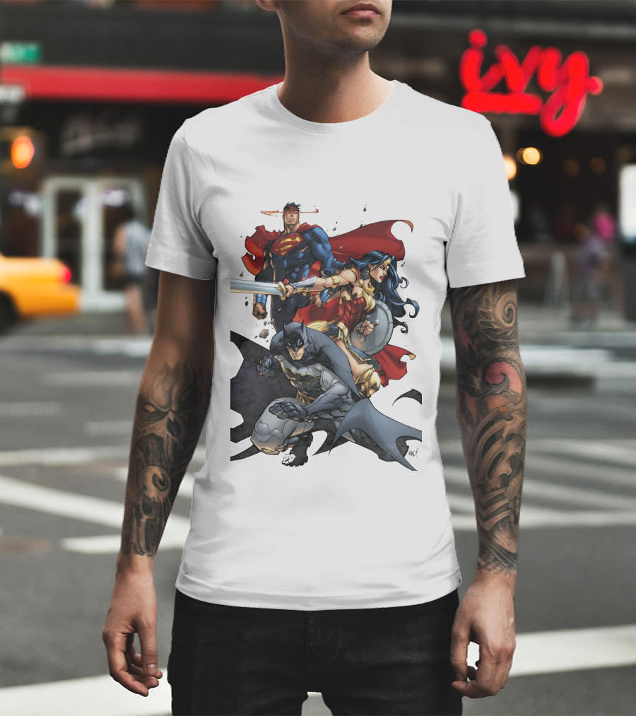 Justice League Trinity Superman Wonder Woman Batman T-Shirt