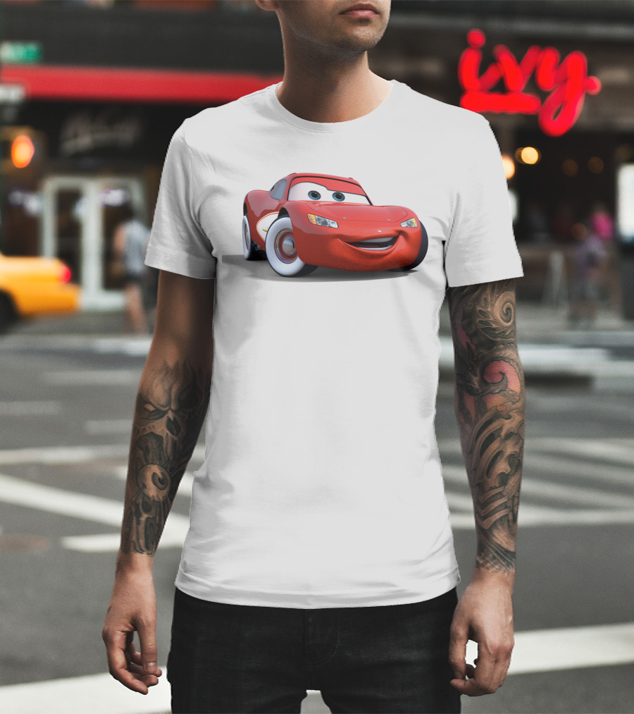 Lightning McQueen Pixar Cars Character T-Shirt