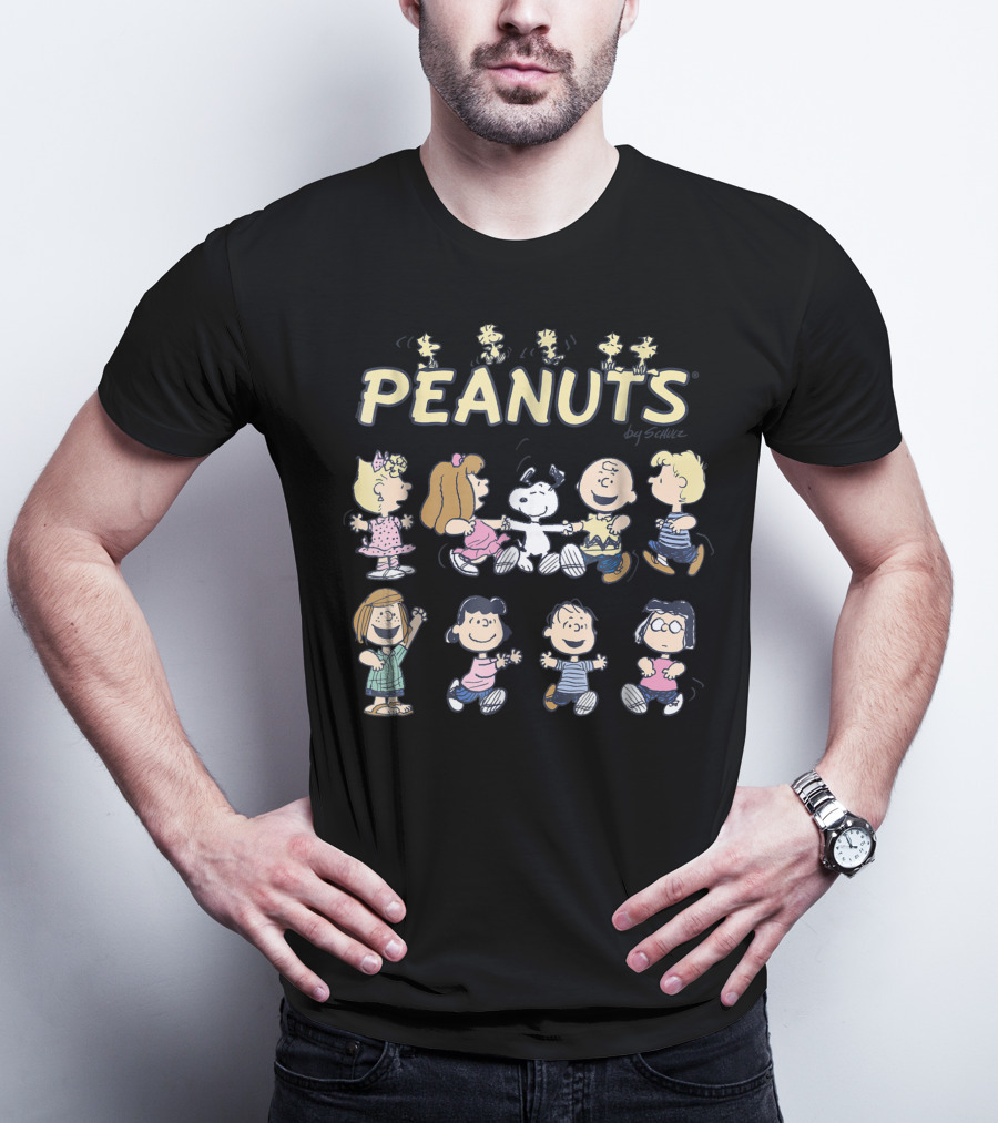 Peanuts Snoopy And Friends By Schulz T-Shirt