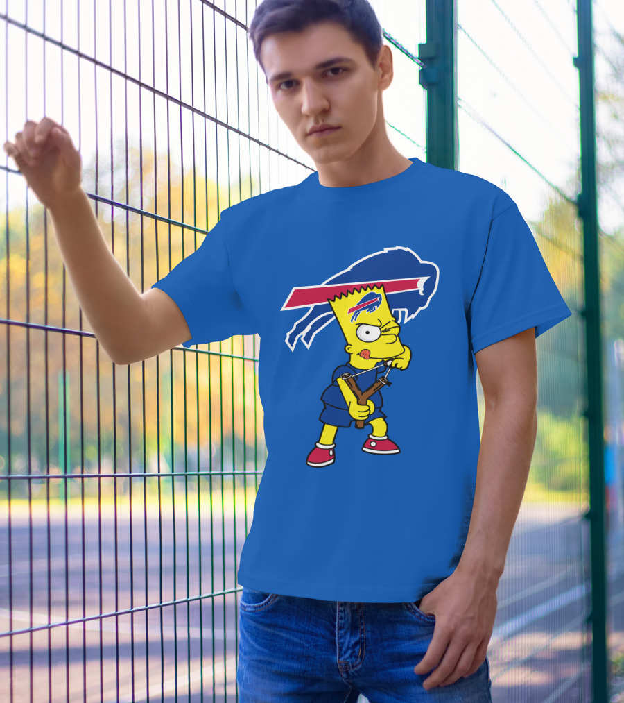 Bills Bart Simpson Buffalo Bills Nfl T-Shirt