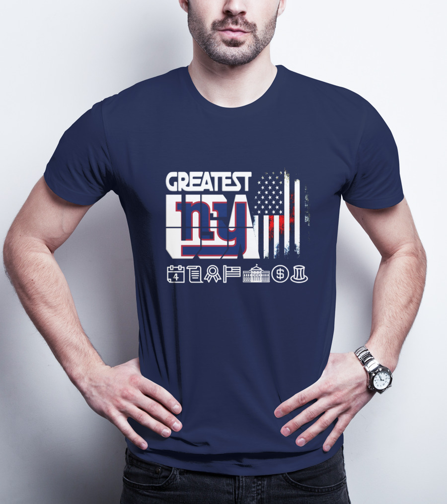Greatest Ny American Icons And Symbols Collection T-Shirt
