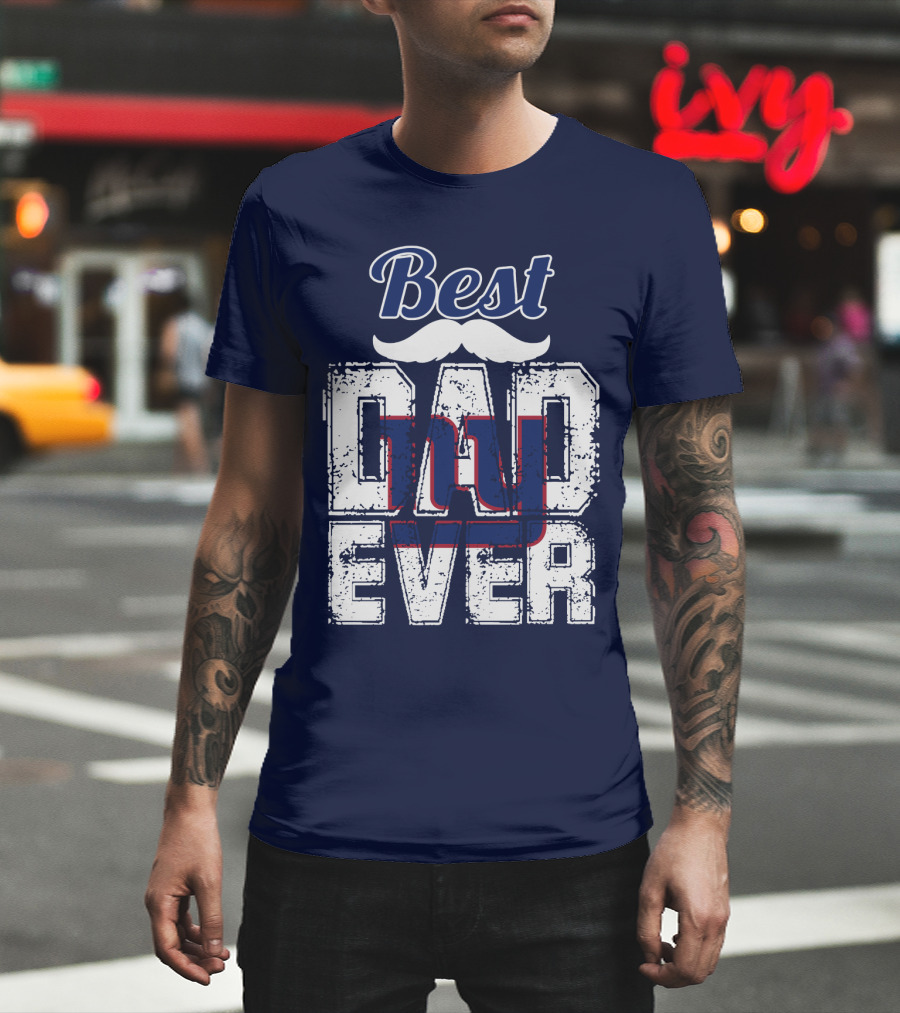 Best Dad Ever Giants T-Shirt