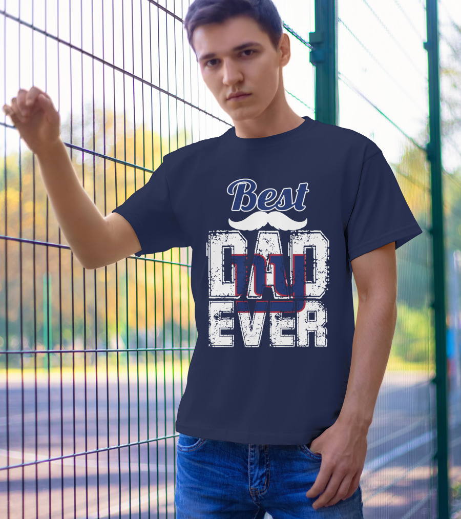 Best Dad Ever Giants T-Shirt