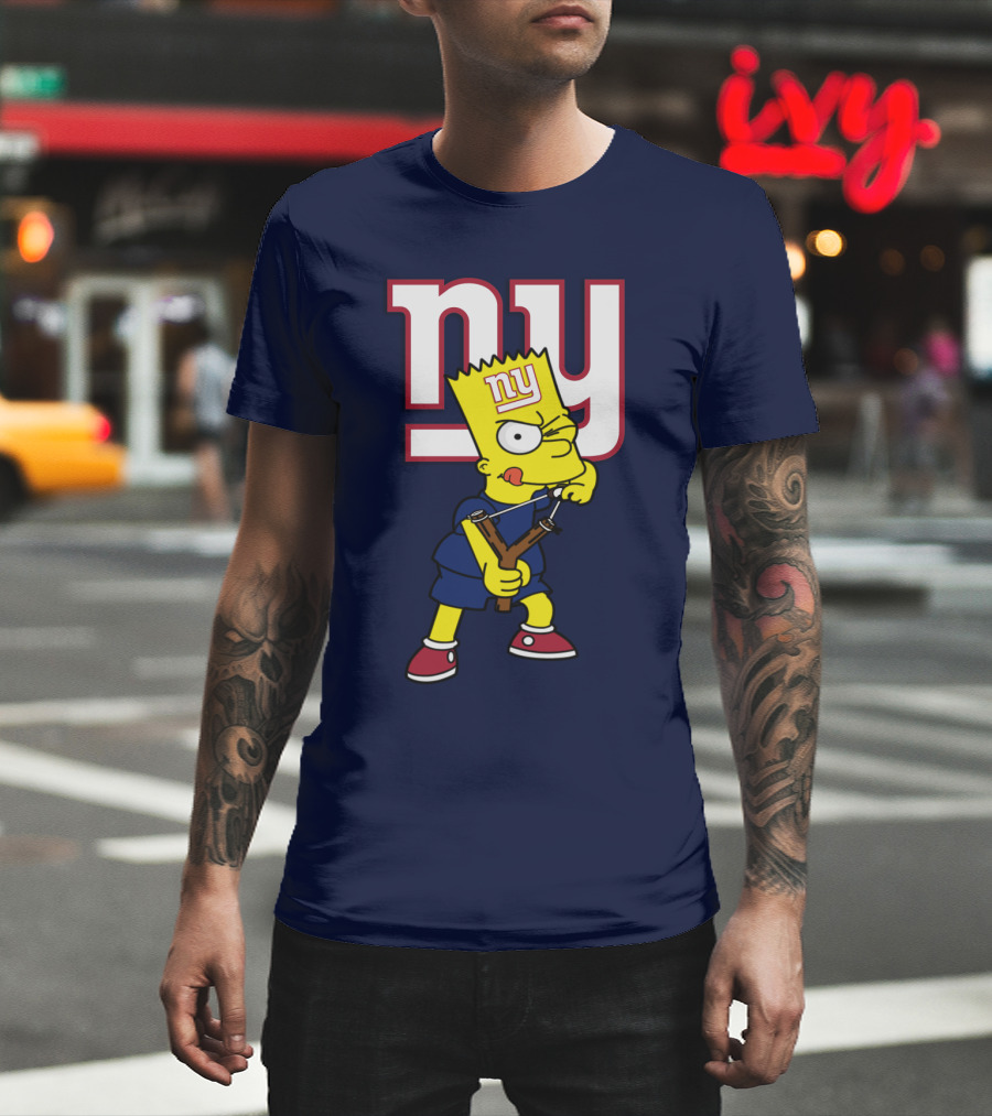 Ny Giants Bart Slingshot T-Shirt