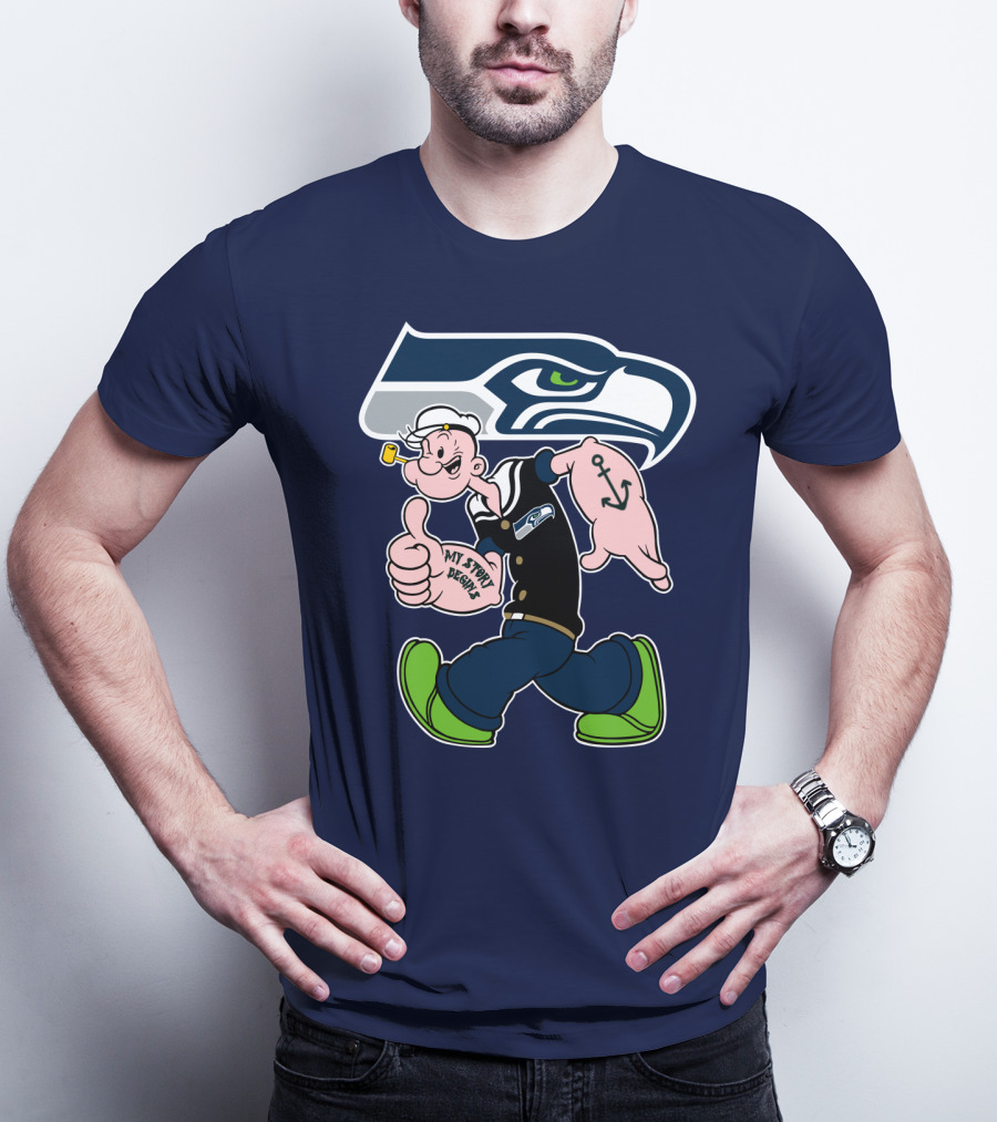 Seahawks Popeye My Jerry Bryant T-Shirt