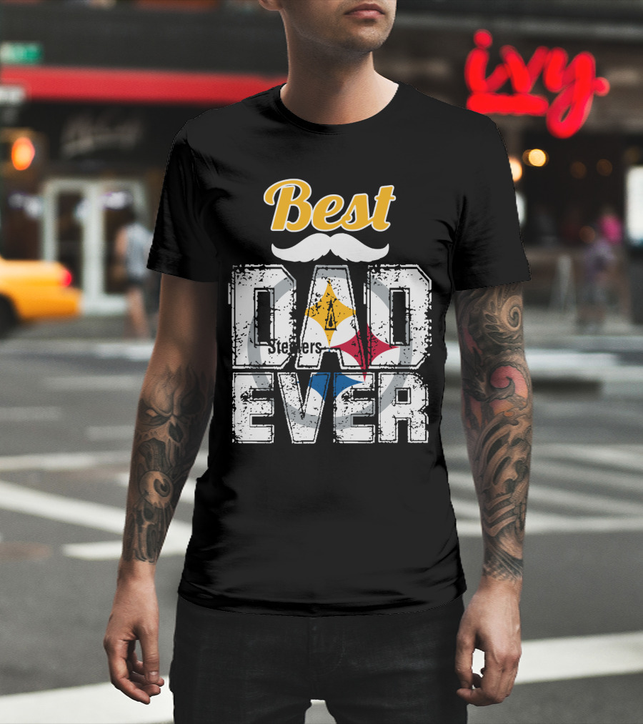 Best Steelers Dad Ever T-Shirt