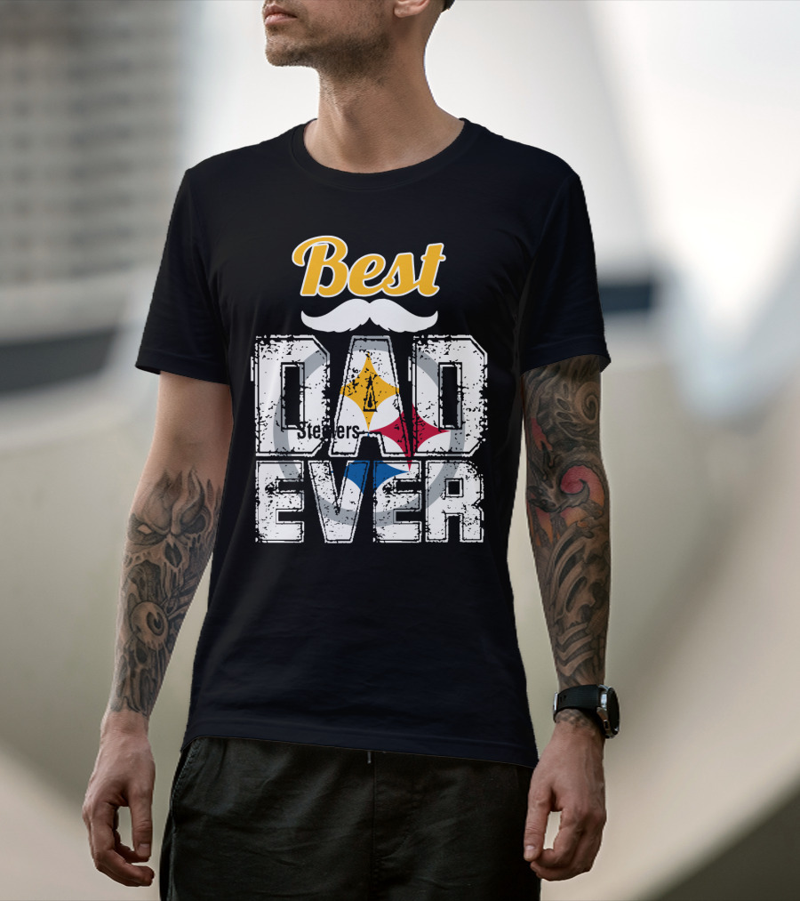 Best Steelers Dad Ever T-Shirt
