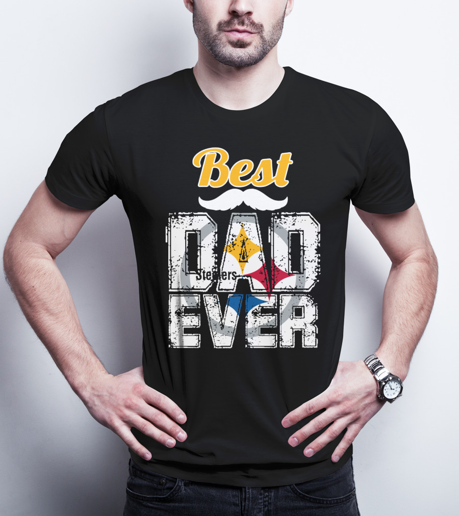 Best Steelers Dad Ever T-Shirt