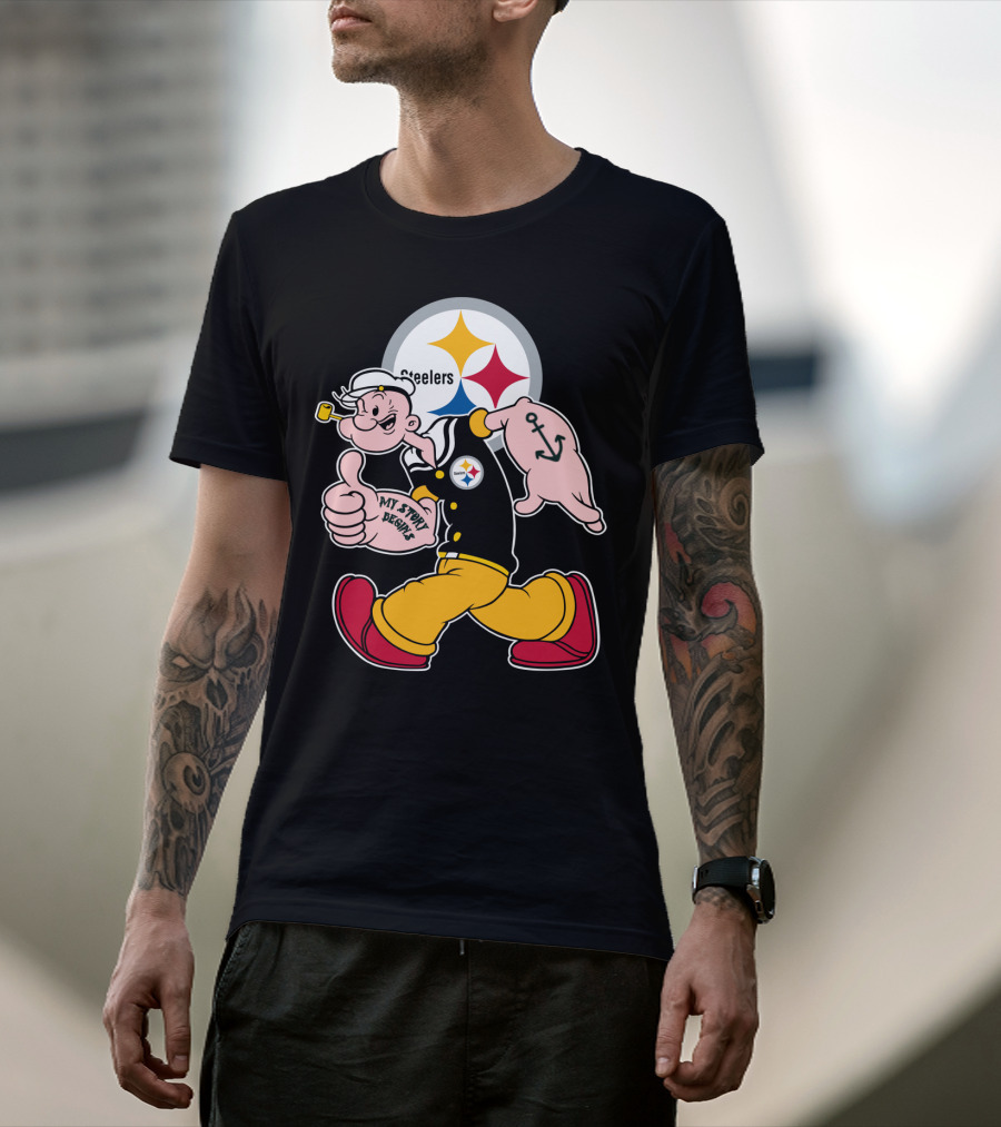 Steelers Popeye My Story Begins T-Shirt
