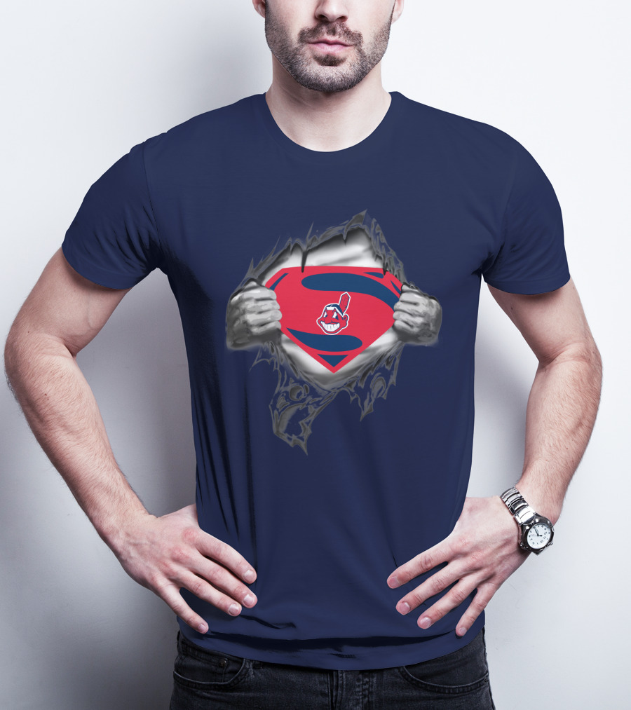 Superman Cleveland Indians T-Shirt