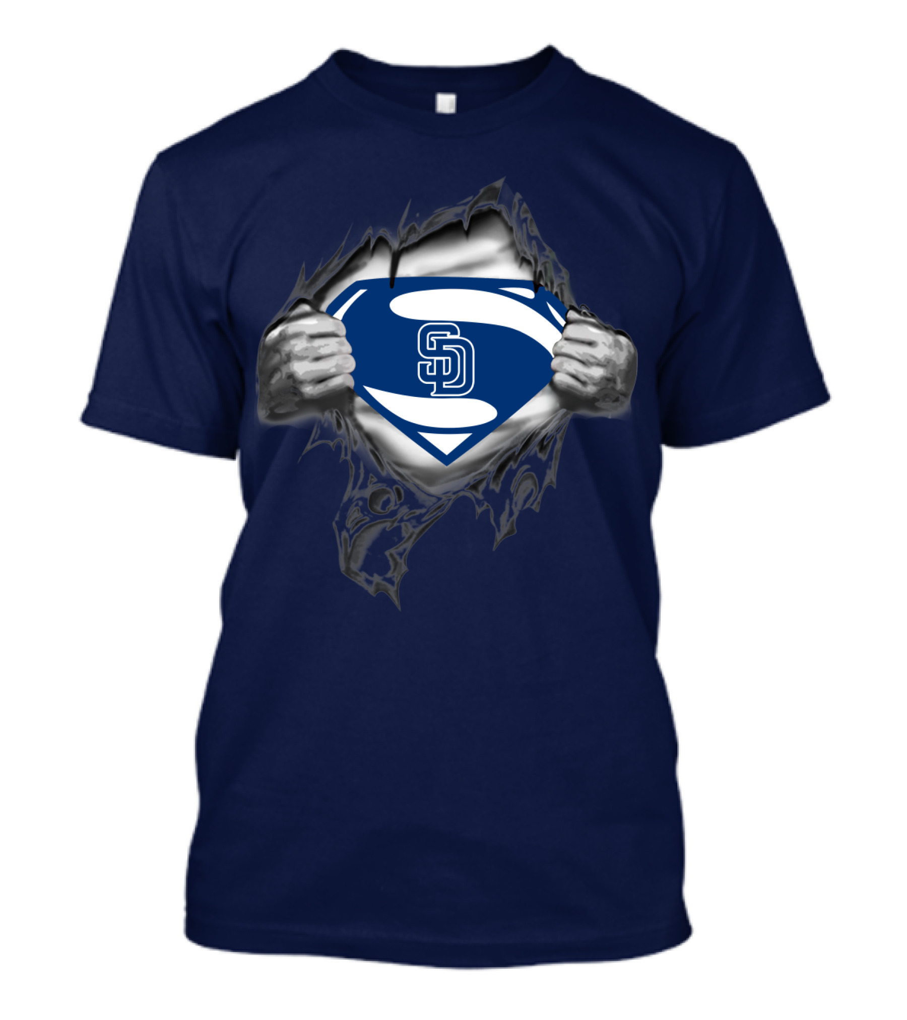 San Diego Padres Superman Logo Concept T-Shirt