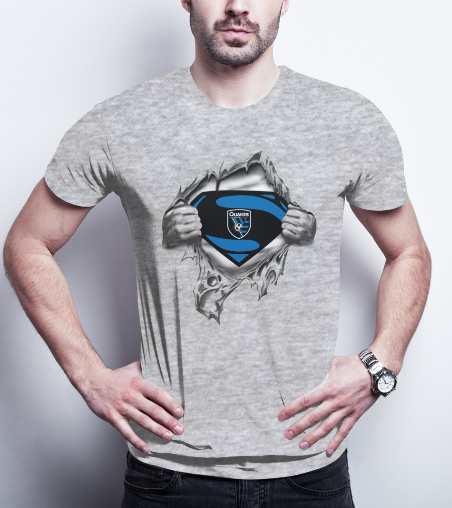 Quakes Super Logo San Jose Earthquakes T-Shirt