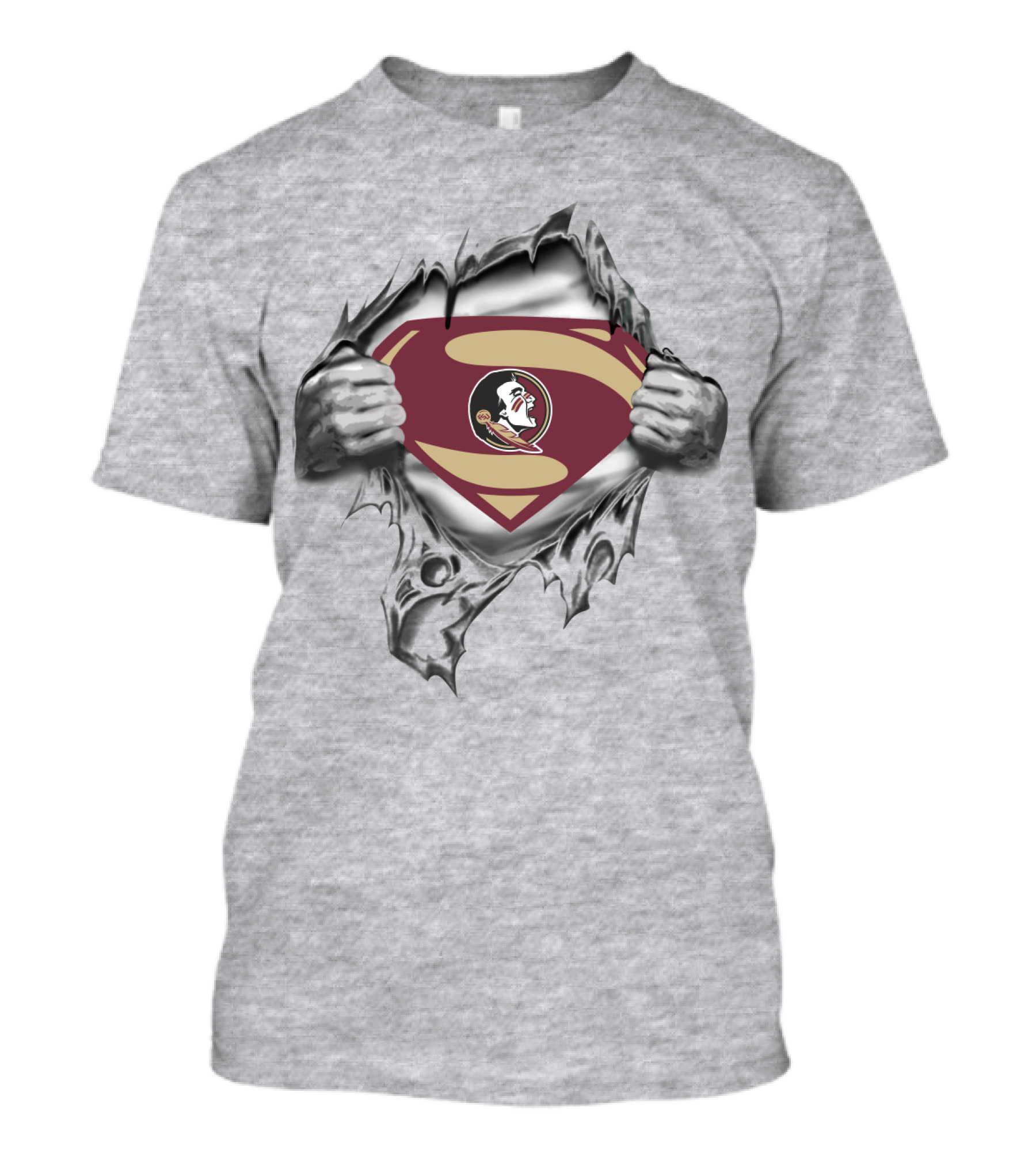 Florida State Seminoles Superhero Logo T-Shirt