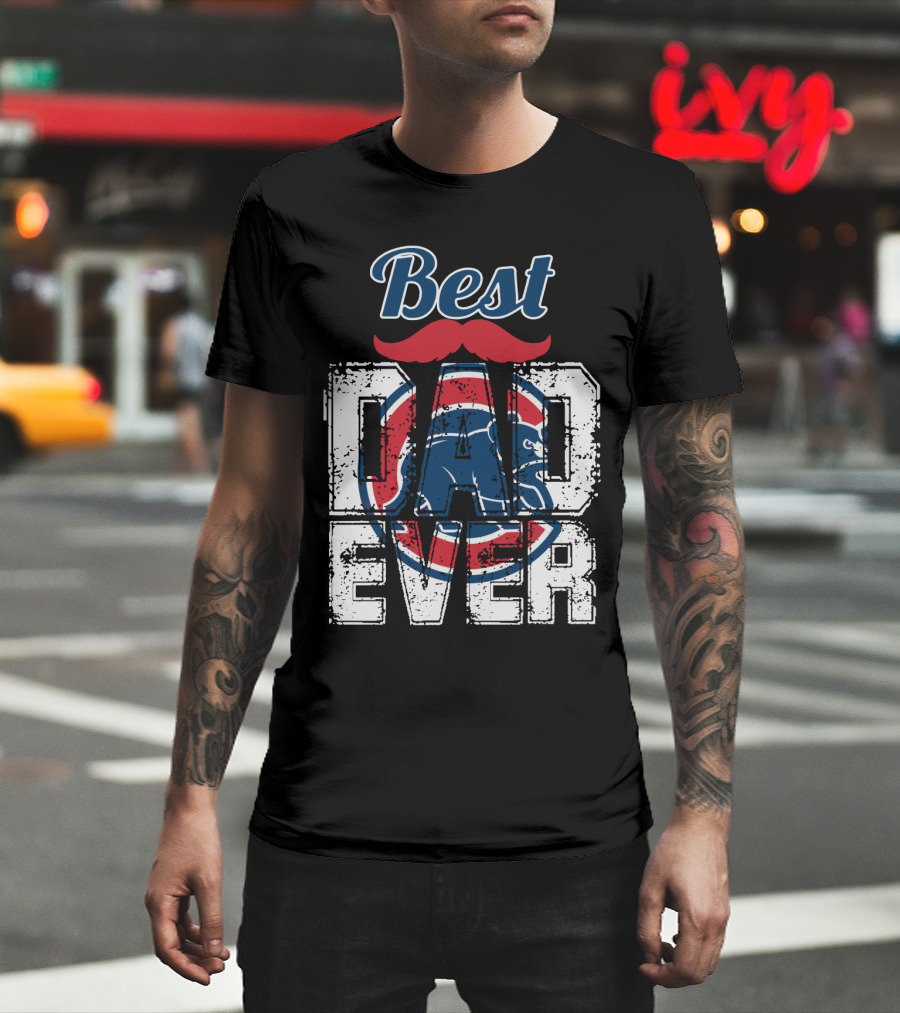 Best Dad Ever Cubs T-Shirt
