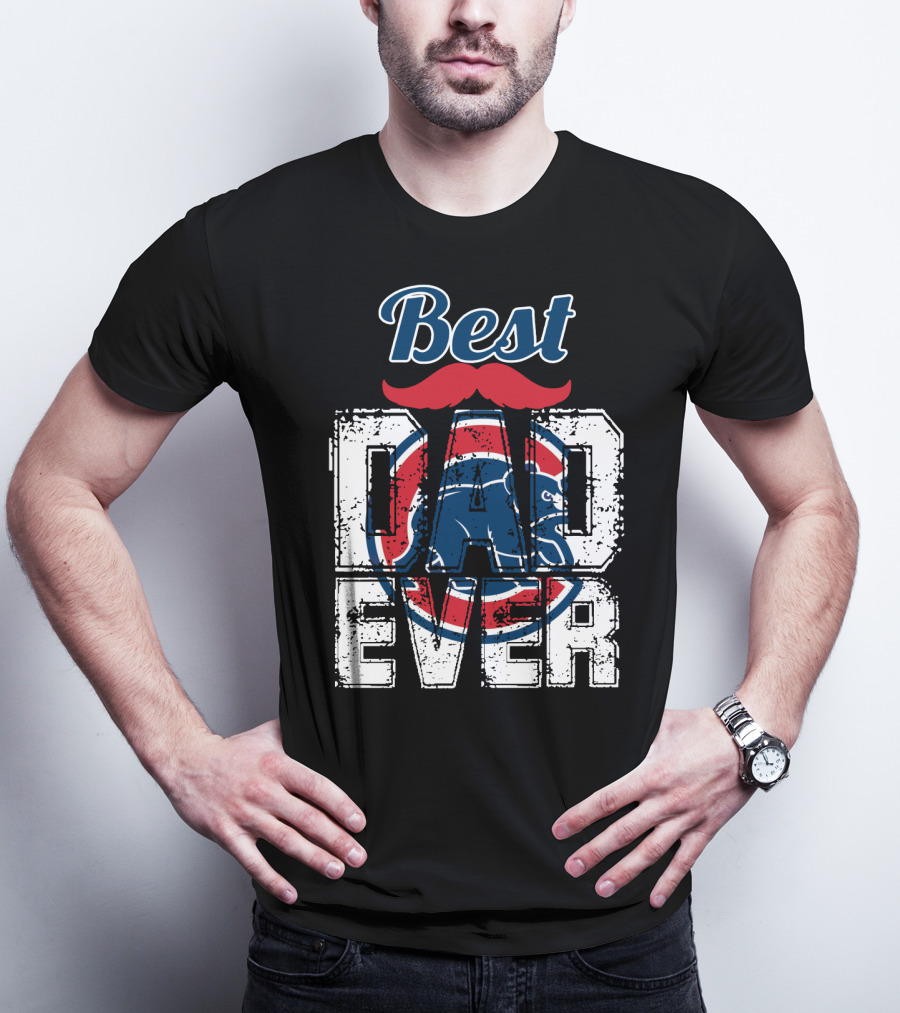 Best Dad Ever Cubs T-Shirt