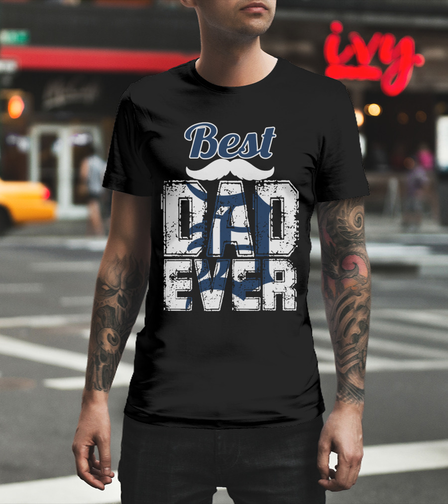 Best Dad Ever Tigers T-Shirt
