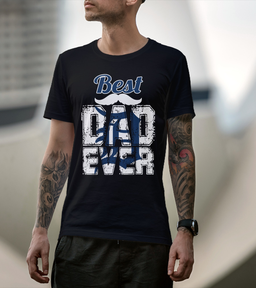 Best Dad Ever Tigers T-Shirt