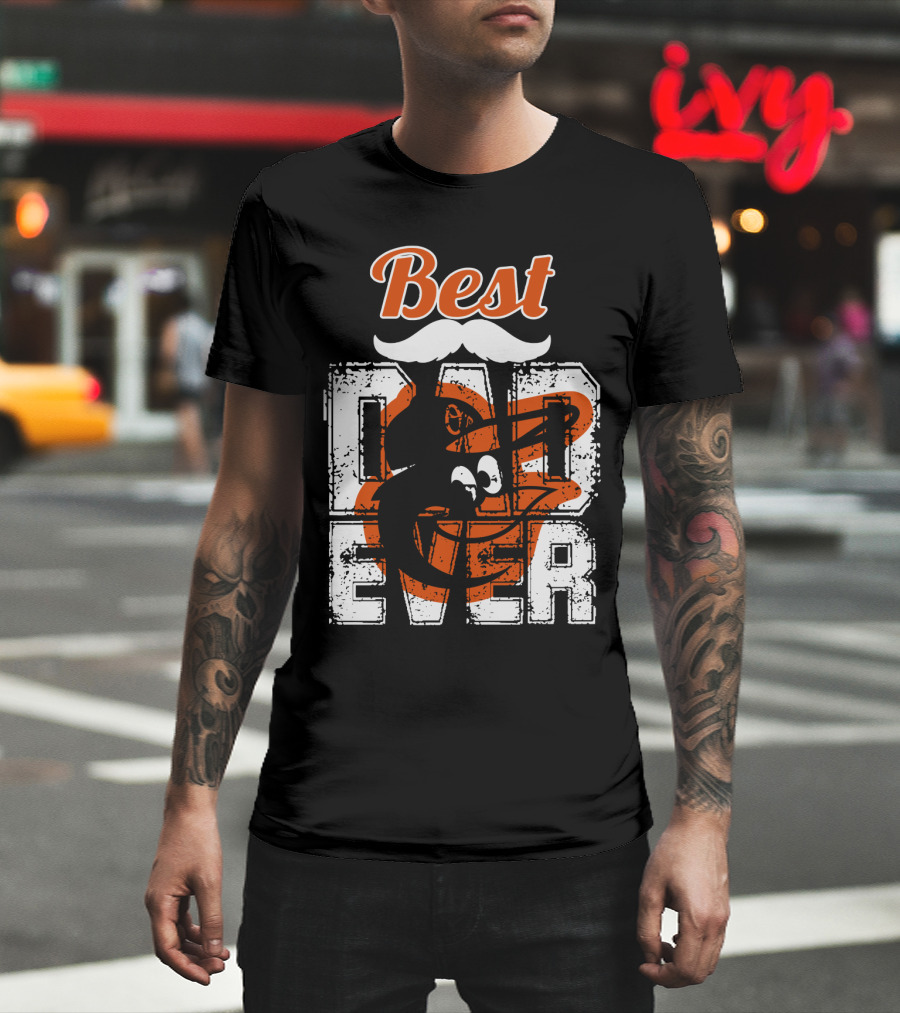Best Dad Ever Orioles T-Shirt