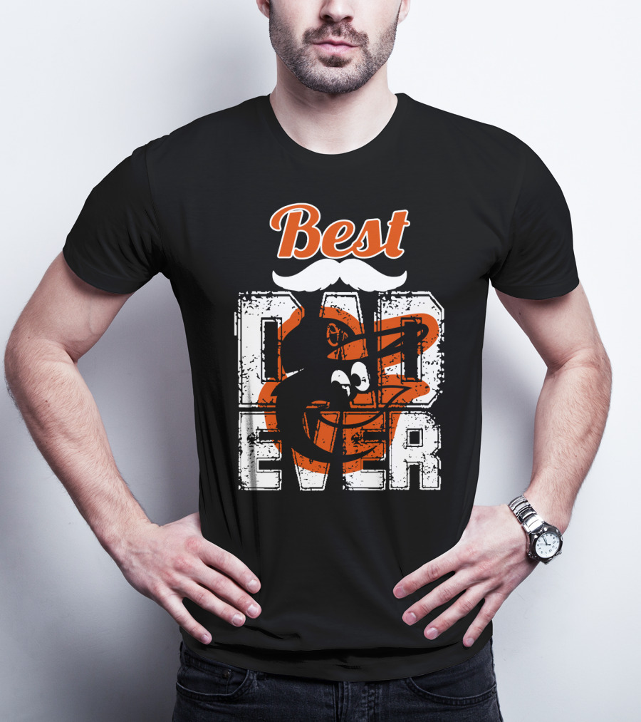 Best Dad Ever Orioles T-Shirt