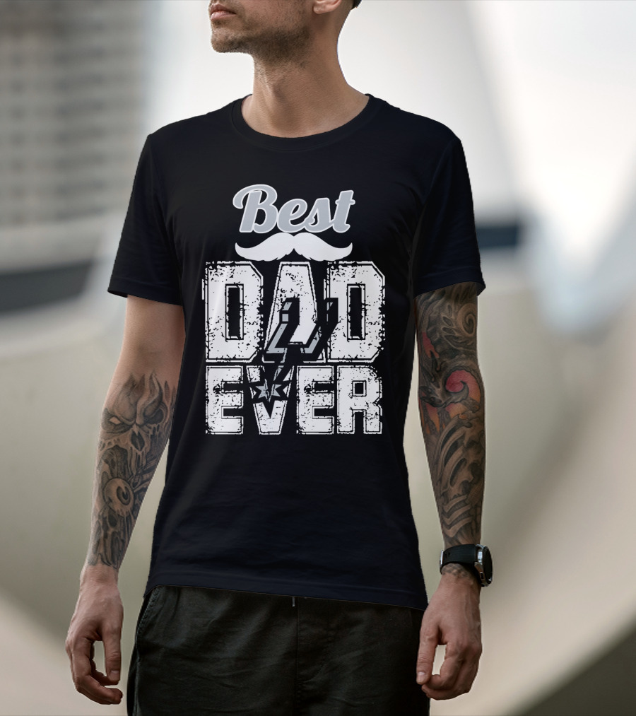 Best Dad Ever Spurs T-Shirt