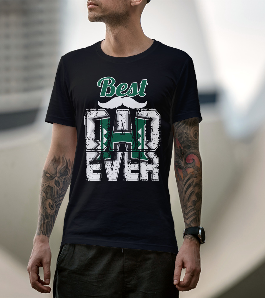 Best Dad Ever Hawaii Rainbow Warriors T-Shirt