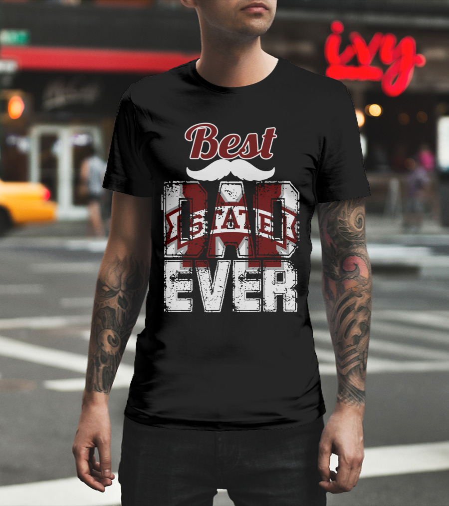 Best Mississippi State Bulldogs Dad Ever T-Shirt