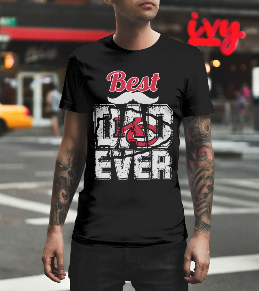 Best Dad Ever Chiefs T-Shirt