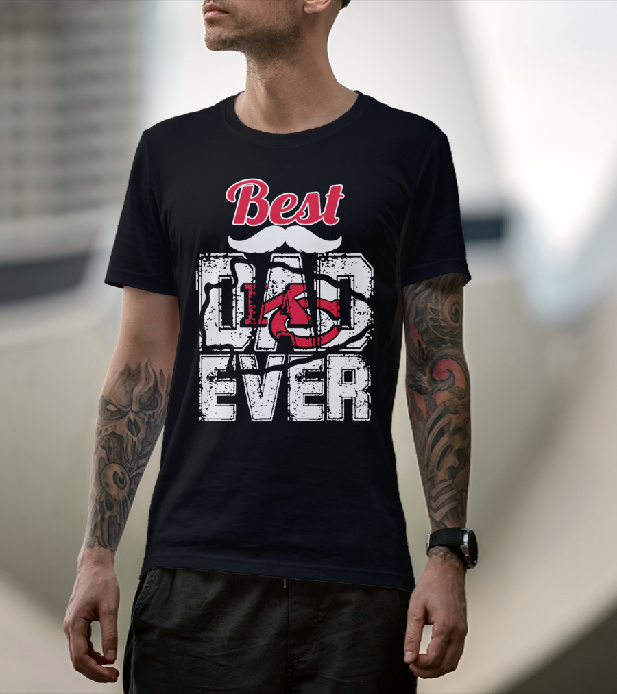 Best Dad Ever Chiefs T-Shirt