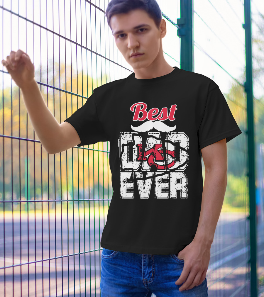 Best Dad Ever Chiefs T-Shirt