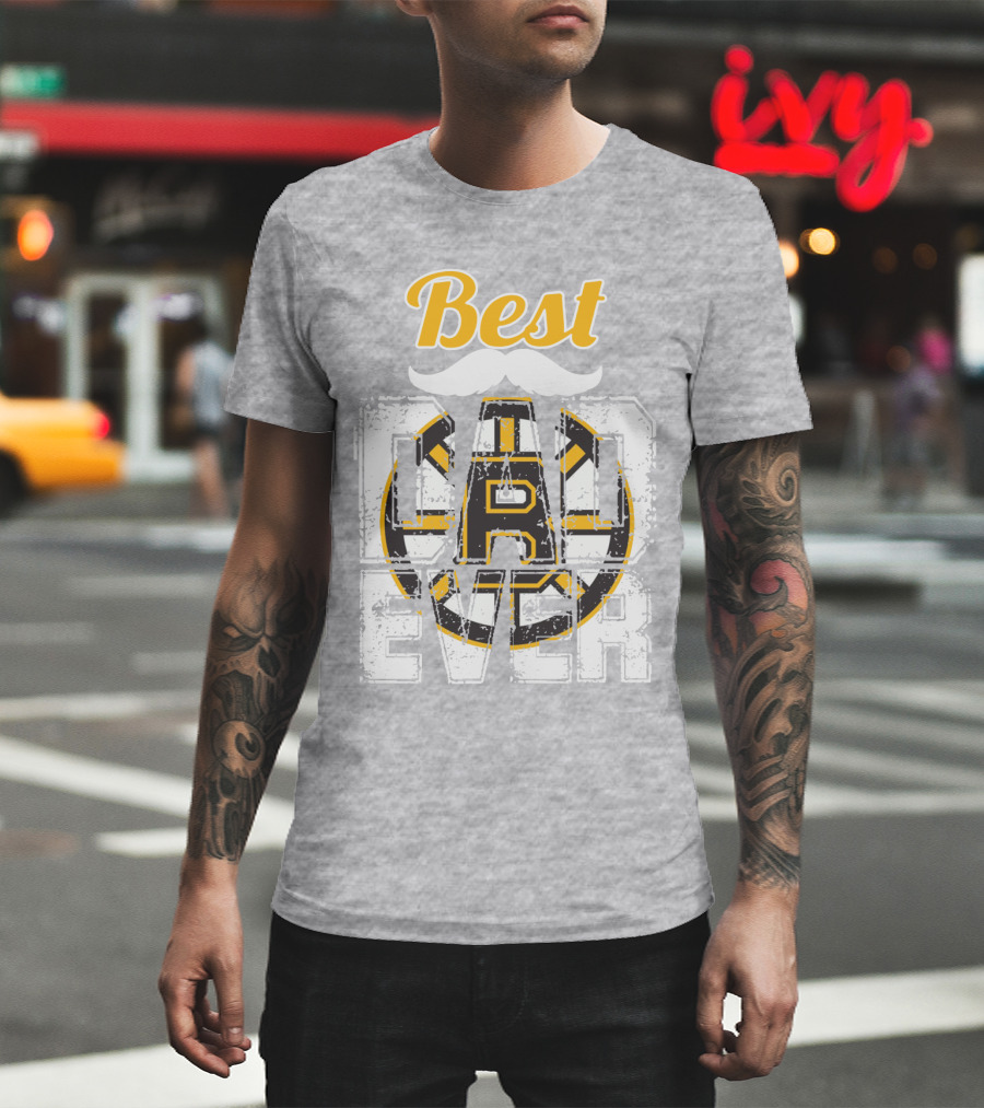 Best Dad Ever Bruins T-Shirt
