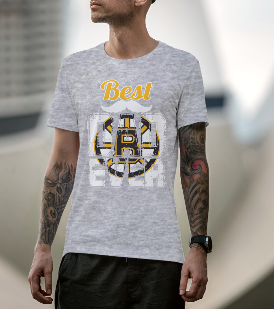 Best Dad Ever Bruins T-Shirt