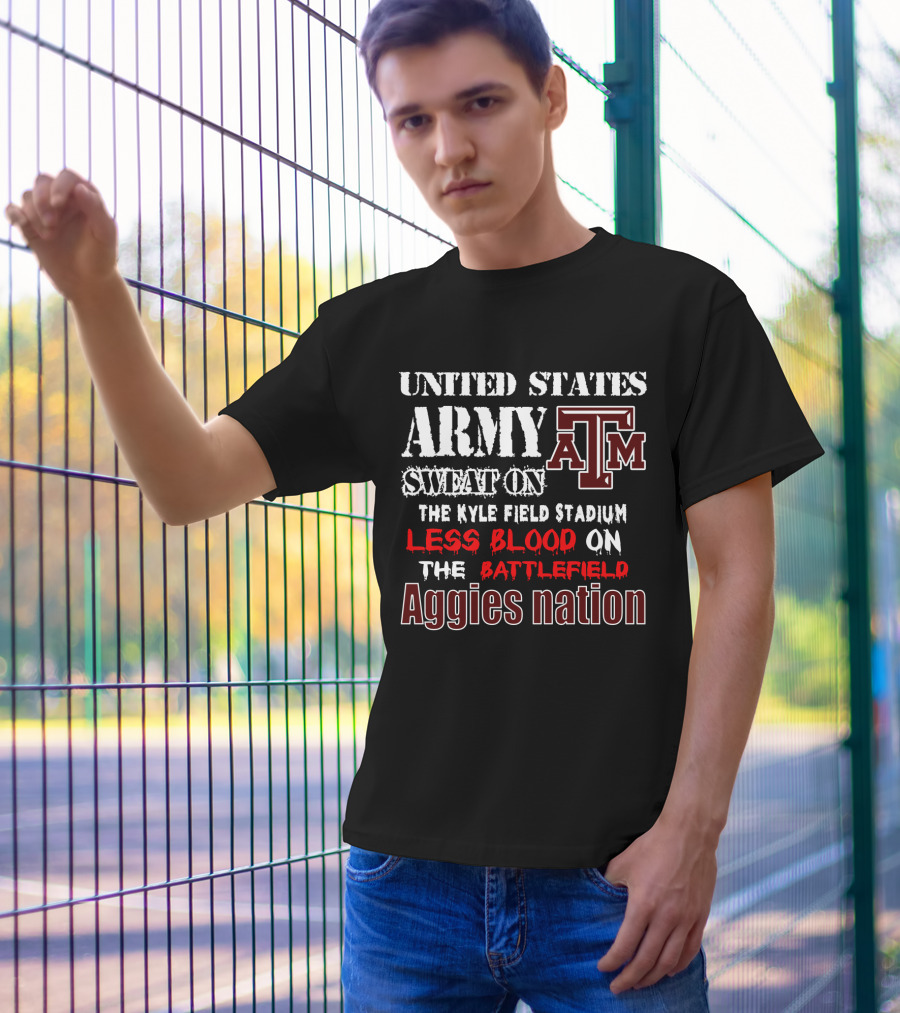 United States Army Texas Am The Kyle Field Stadium Aggies Nation T-Shirt