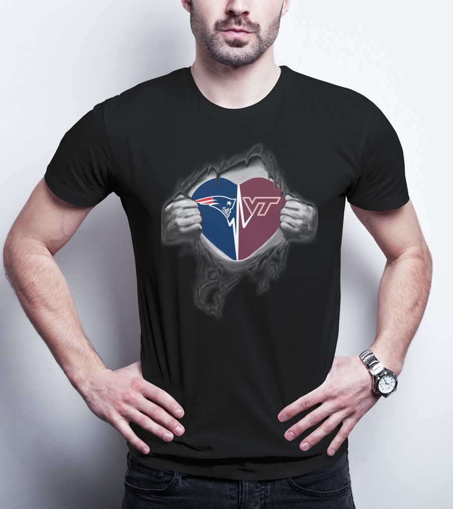 Patriots Heart Virginia Tech Hokies T-Shirt