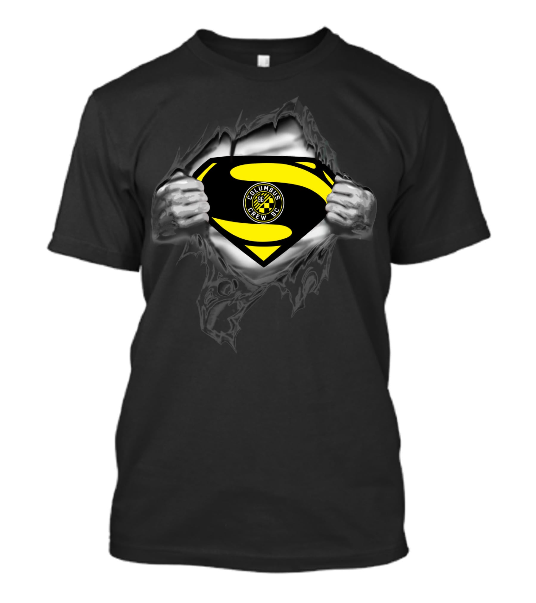 Columbus Crew Sc 96 Logo Superman Symbol T-Shirt