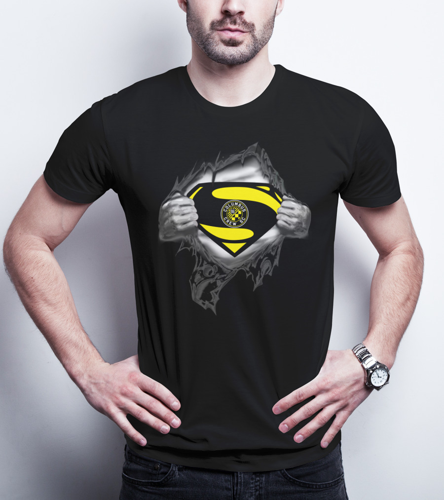 Columbus Crew Sc 96 Logo Superman Symbol T-Shirt