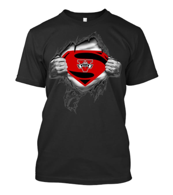 Valdosta State Blazers Superman Logo Tear T-Shirt