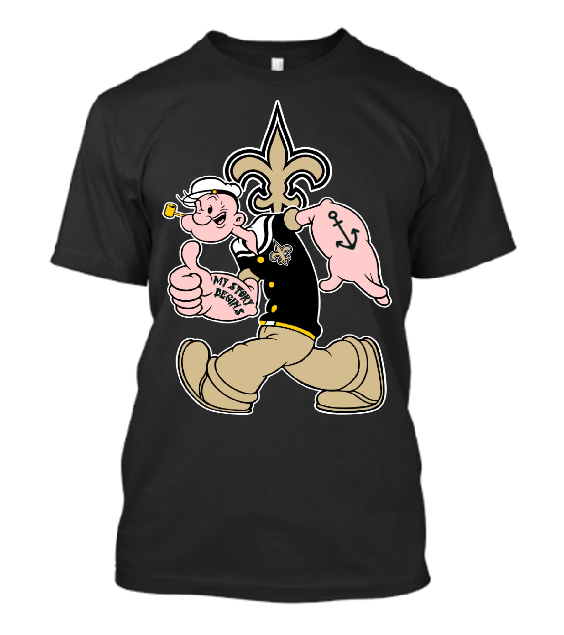 My Story Begins New Orleans Saints T-Shirt