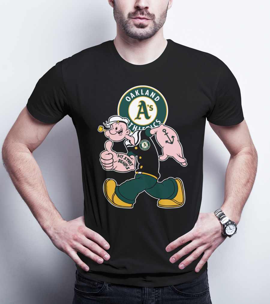 Oakland Athletics A's My Story Begins 38 T-Shirt