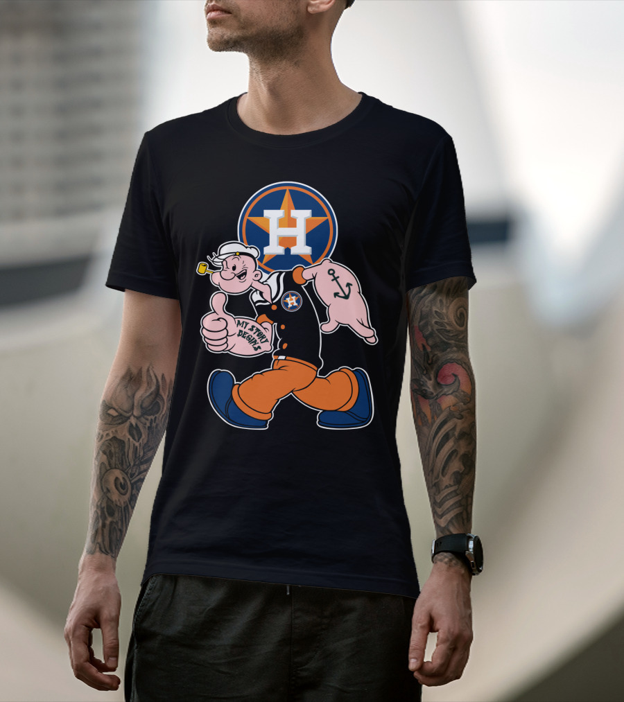 Houston Astros Popeye My Story Begins T-Shirt