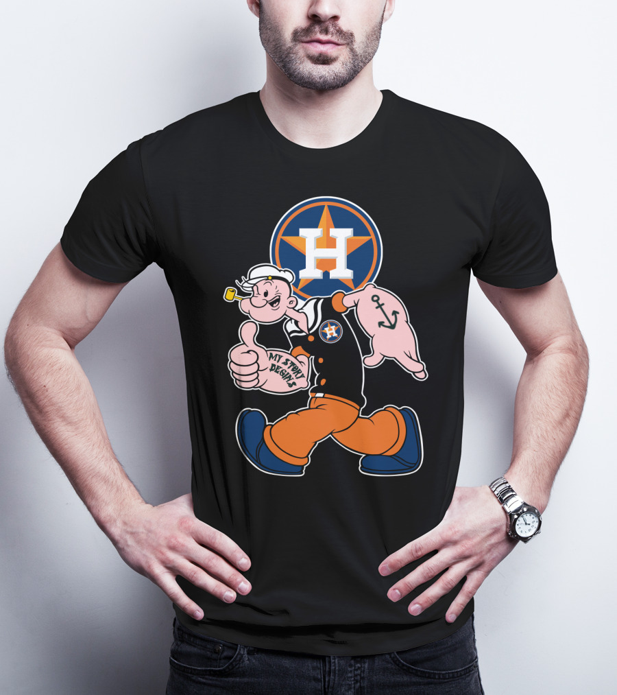 Houston Astros Popeye My Story Begins T-Shirt