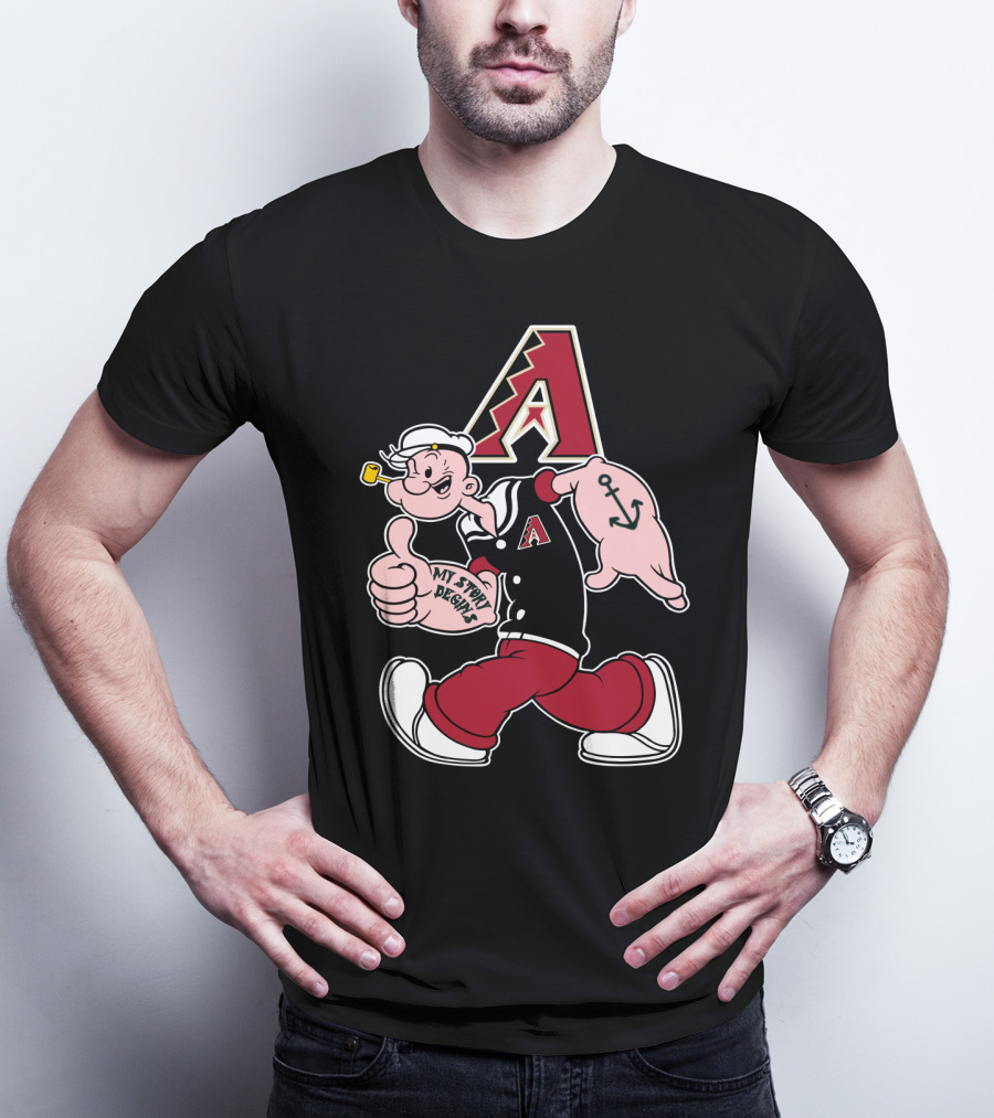Arizona Diamondbacks Popeye My Story Designs T-Shirt