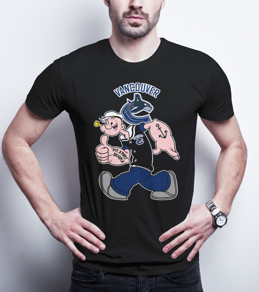 Vancouver Canucks My Story Designs Sailor Character T-Shirt