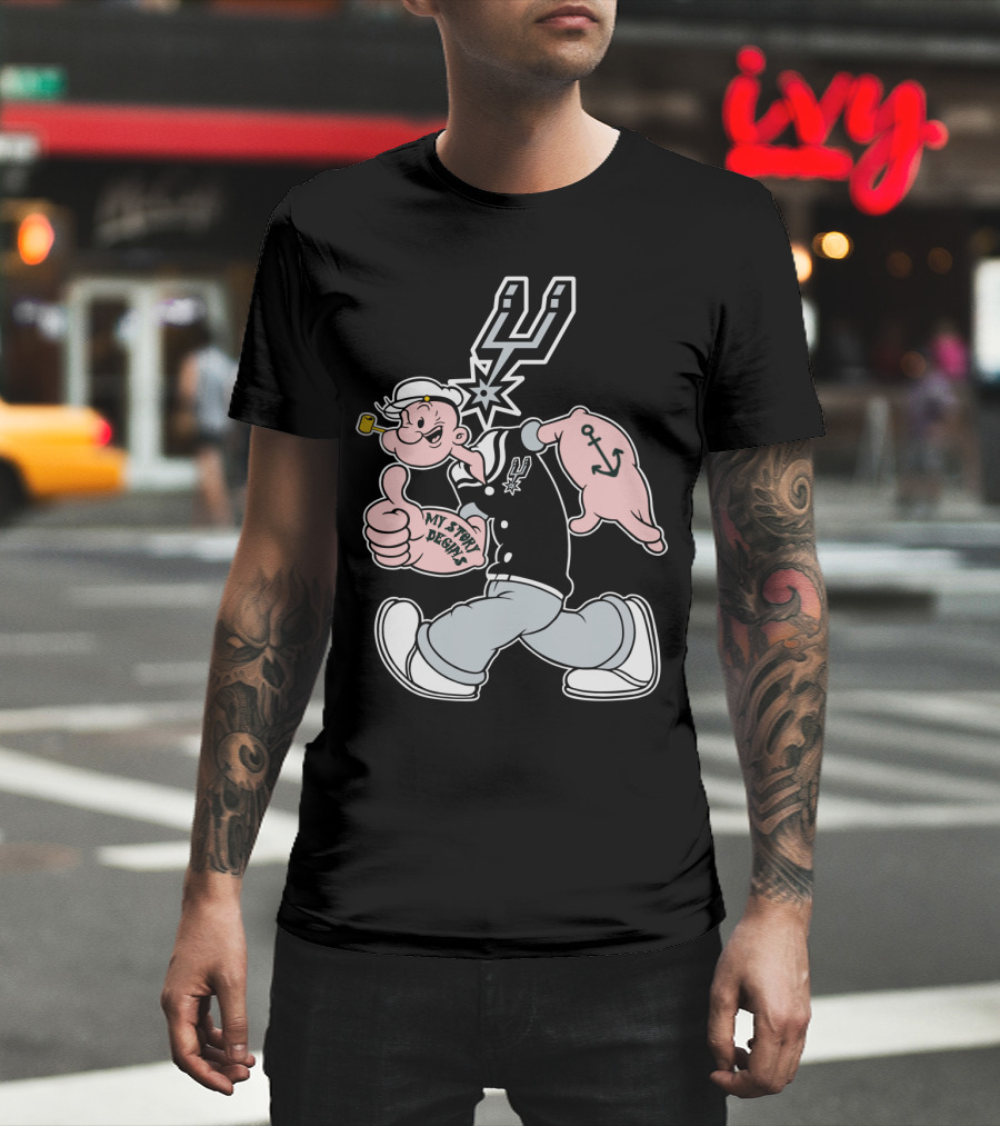 San Antonio Spurs My Story Designs 1996 T-Shirt