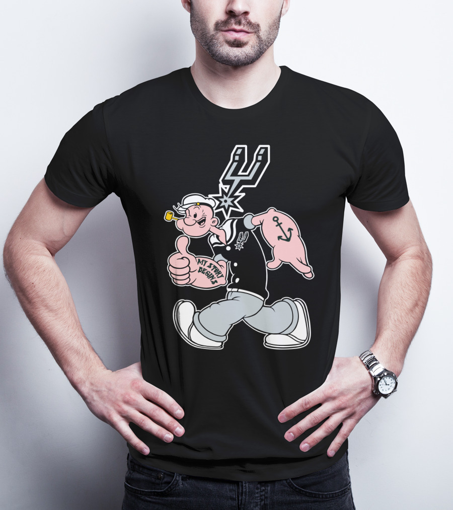 San Antonio Spurs My Story Designs 1996 T-Shirt