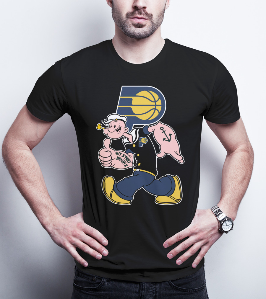 Indiana Pacers P Illustrated By My Story Designs T-Shirt
