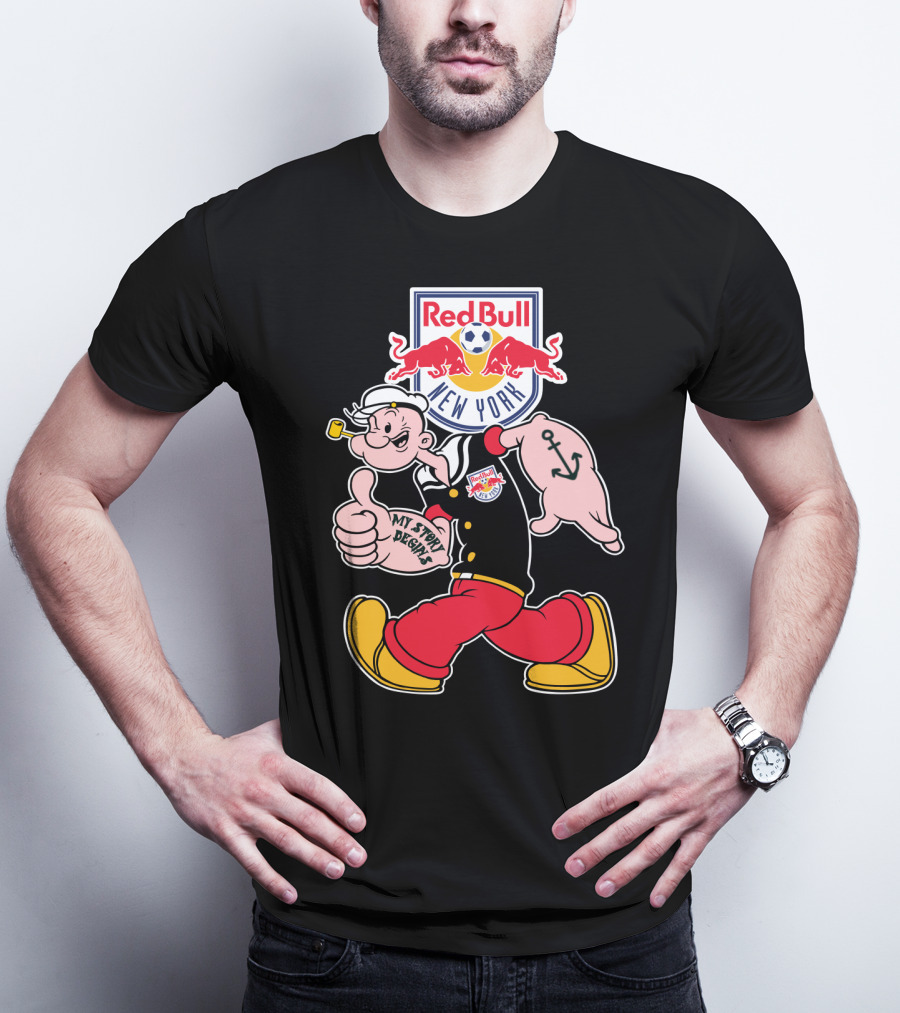 New York Red Bulls Popeye My Story Begins T-Shirt