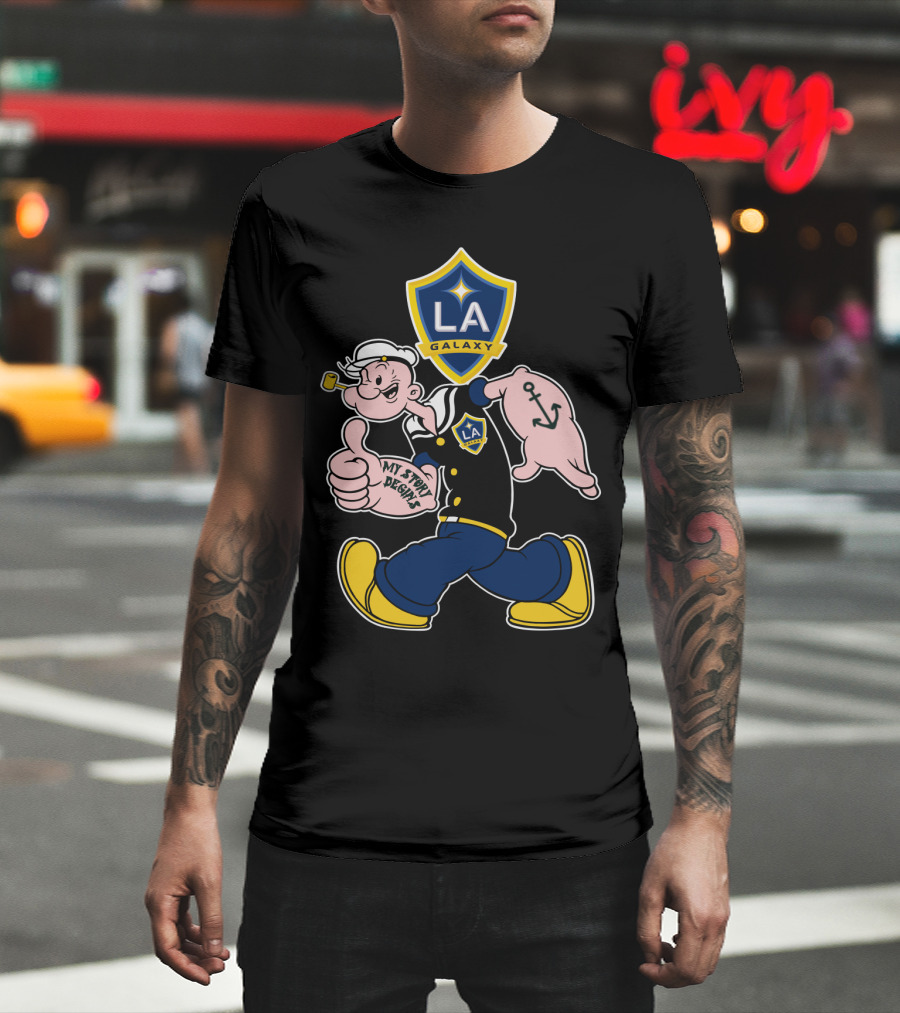 Popeye My Story Begins La Galaxy T-Shirt