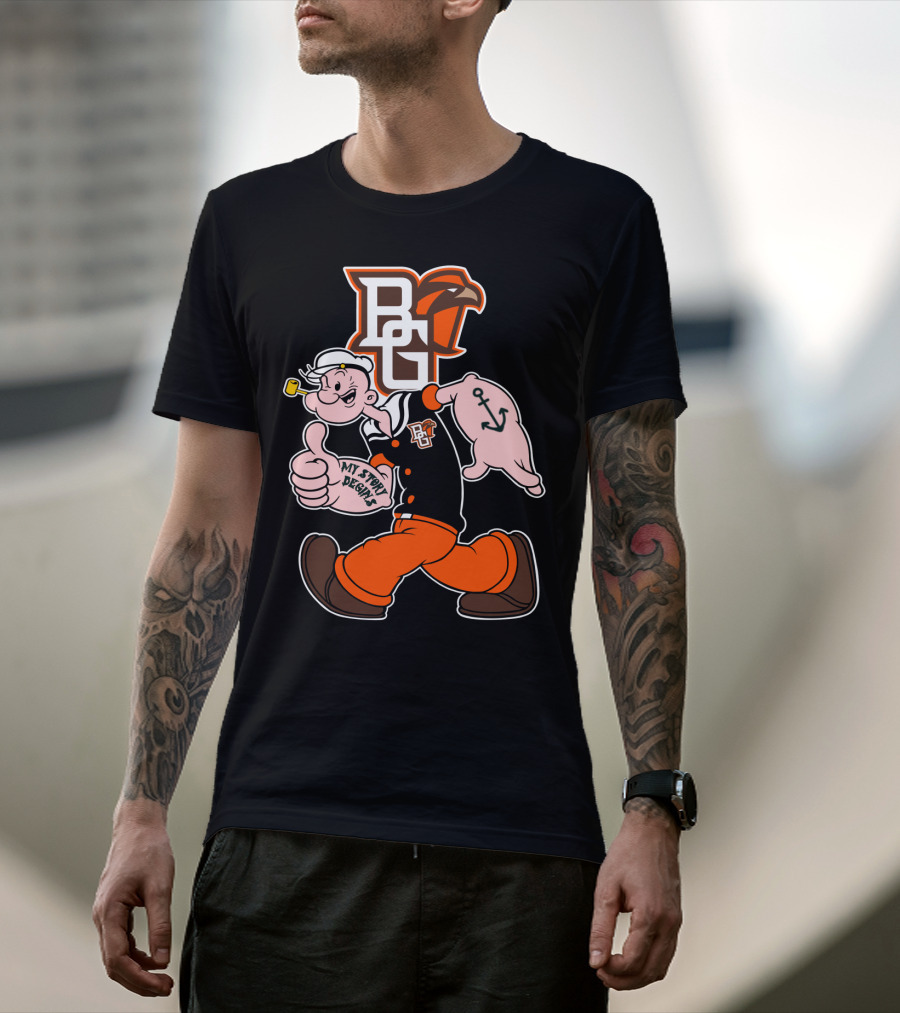 Bg Falcons My Story Designs Popeye 150 T-Shirt